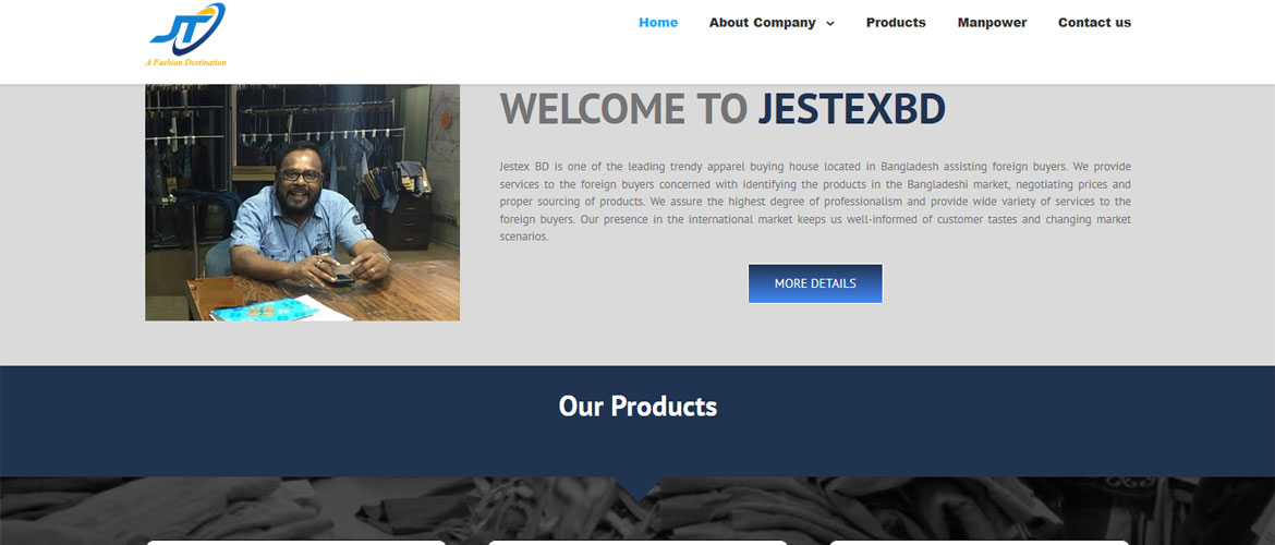 JesTex Home - Domain, Web Hosting and Web Design in Bangladesh