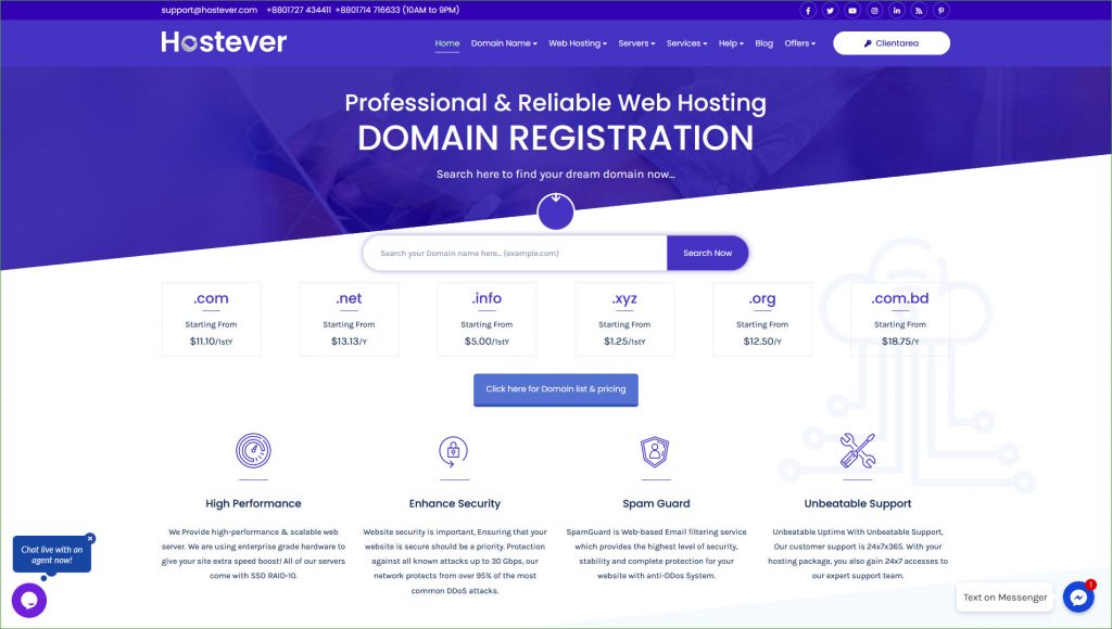 Best Hosting Company List in Bangladesh 2023 - Domain, Web Hosting and ...