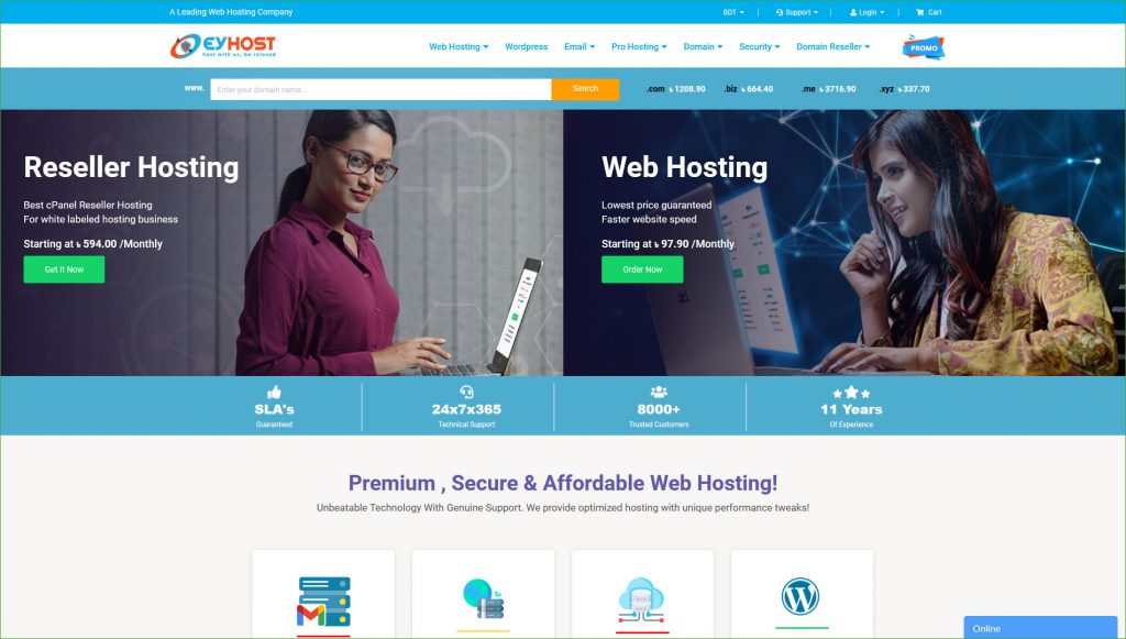 Best Hosting Company List in Bangladesh 2023 - Domain, Web Hosting and ...